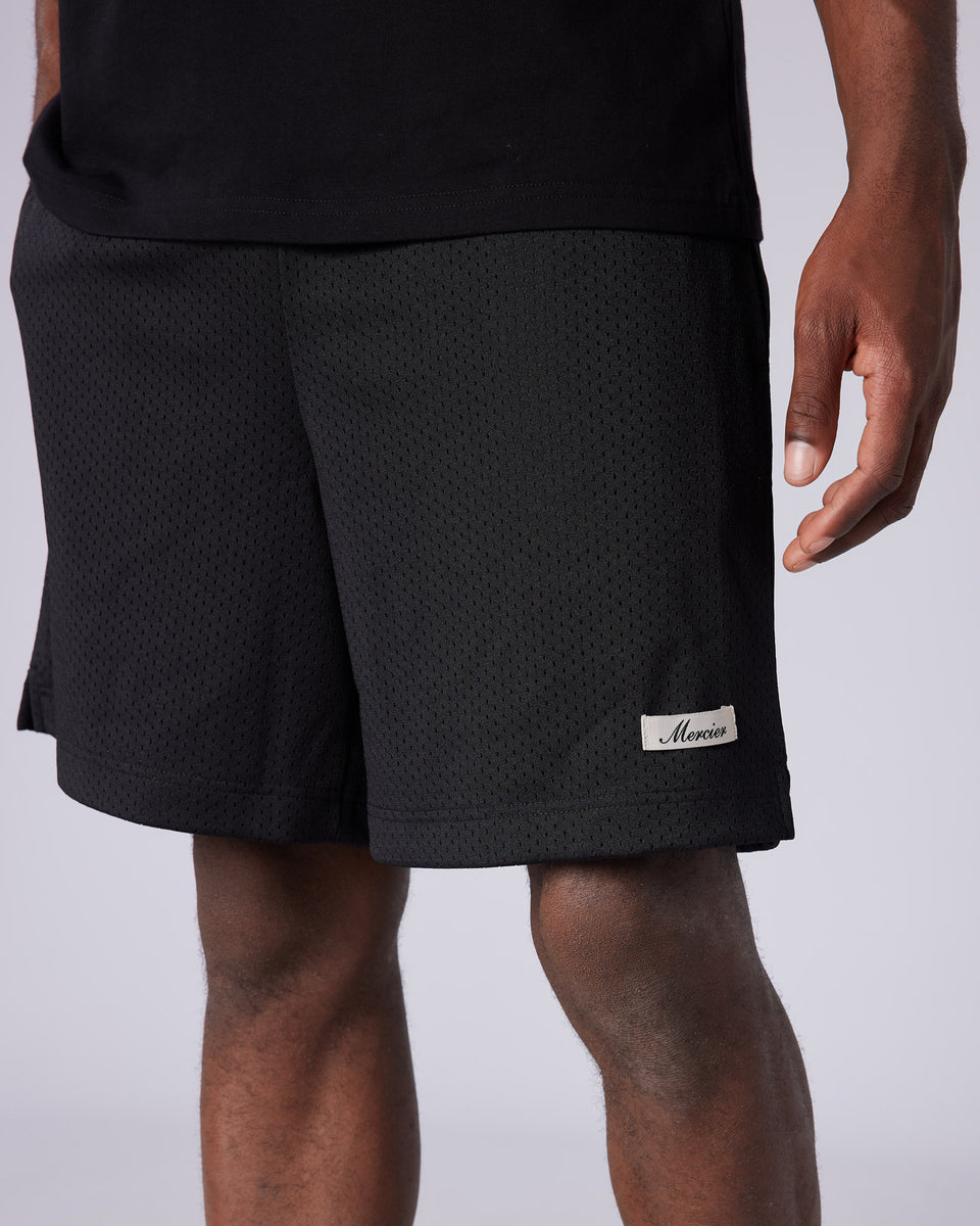 Black Mercier Airtex Fracture Shorts – MERCIER