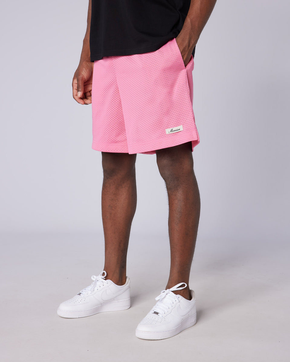 Pink Mercier Airtex Fracture Shorts – MERCIER