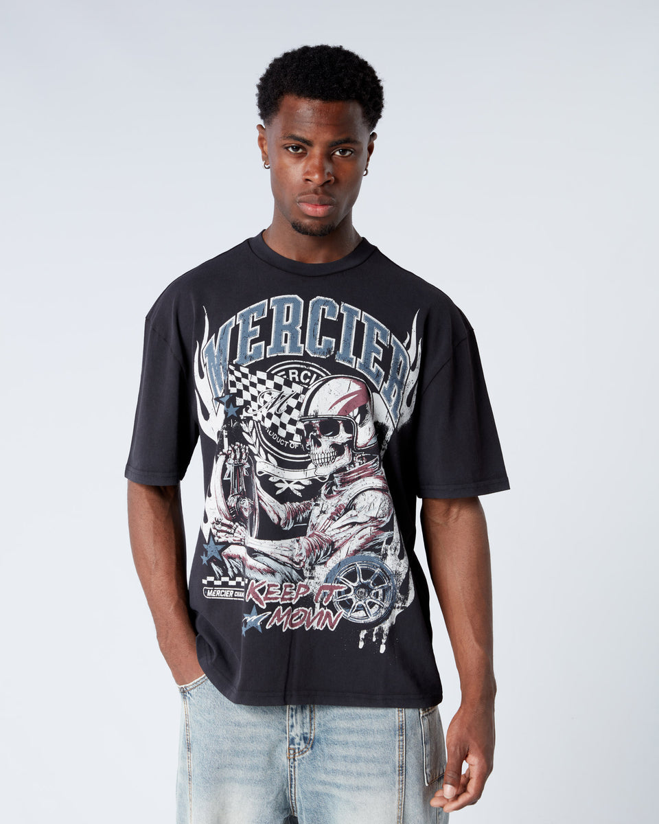 Black Washed Mercier First Place T-shirt – MERCIER