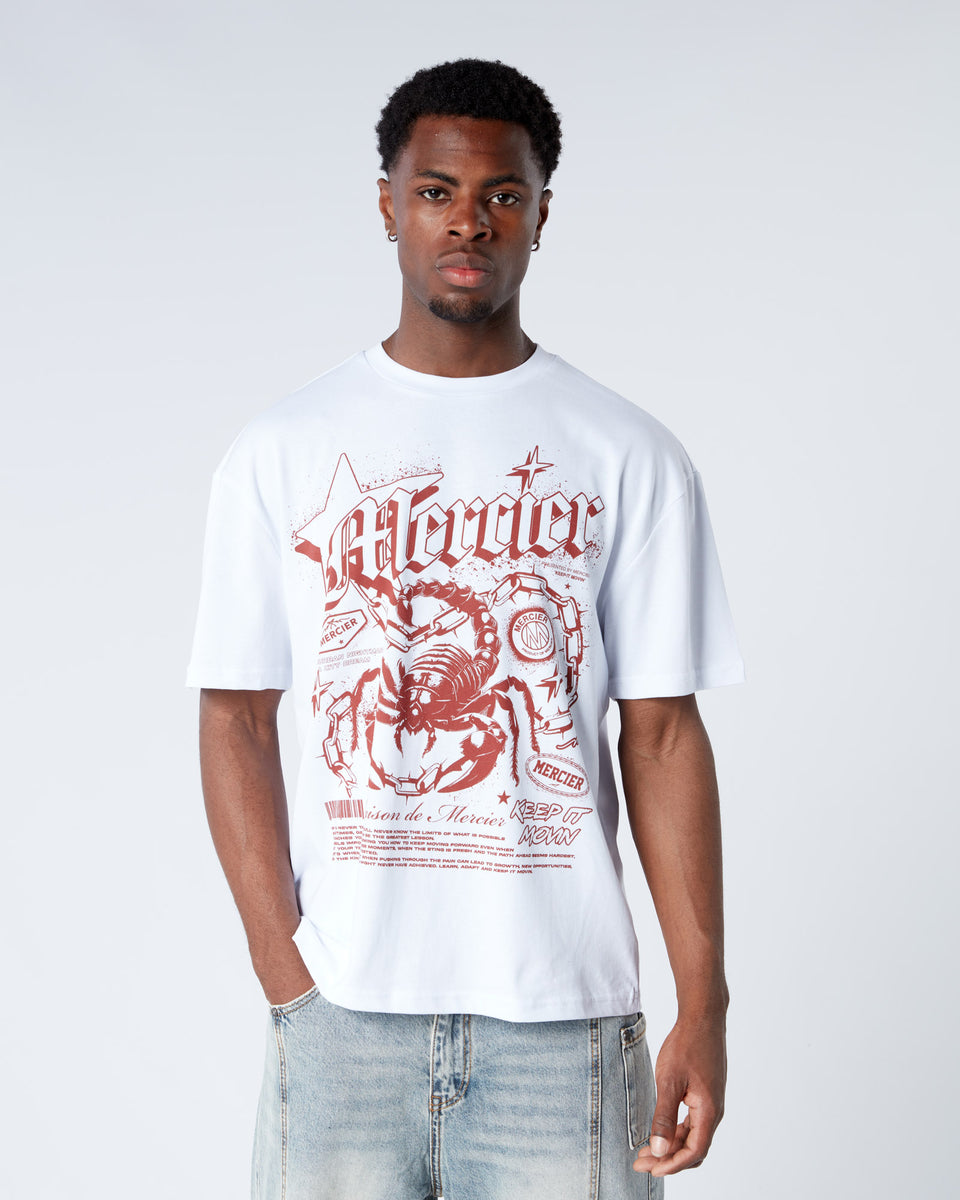 White Mercier Stinger T-shirt – MERCIER
