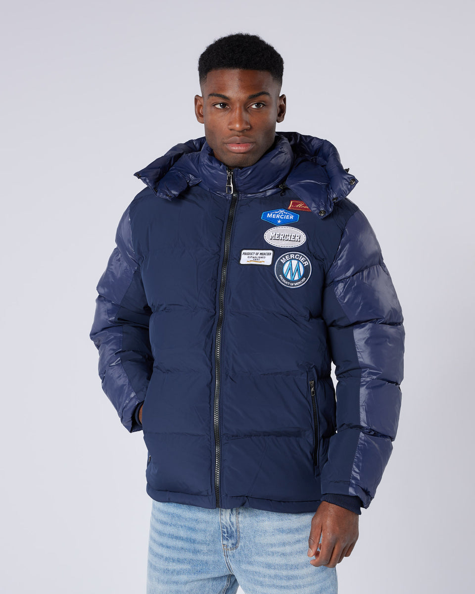 OG badge Panelled Jacket Navy – MERCIER
