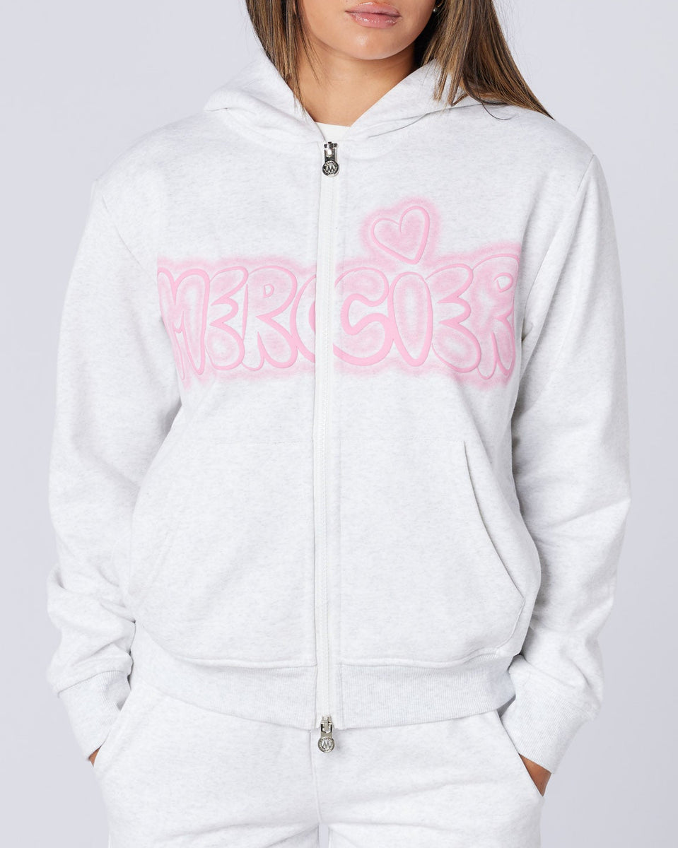 Womens Mercier Fantasy Hoodie Grey Marl – MERCIER