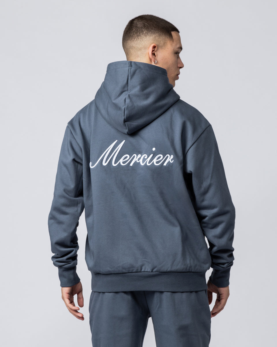 Mercier Authenticity Hoodie - Blue Slate – MERCIER