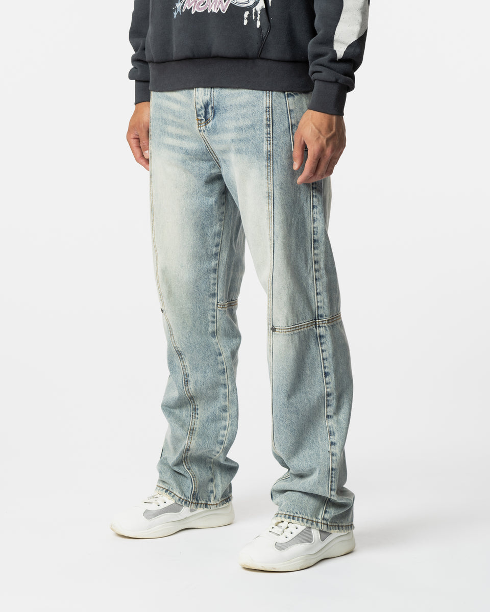 Mercier Men's Rivet Jeans - Blue Wash | Men's Jeans – MERCIER