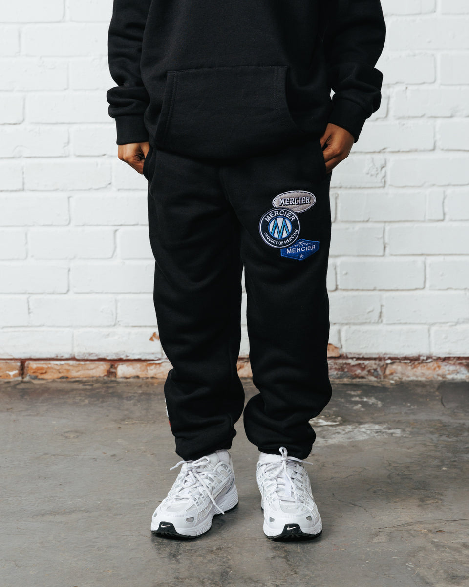 Mercier Junior Black OG Badge Joggers – MERCIER