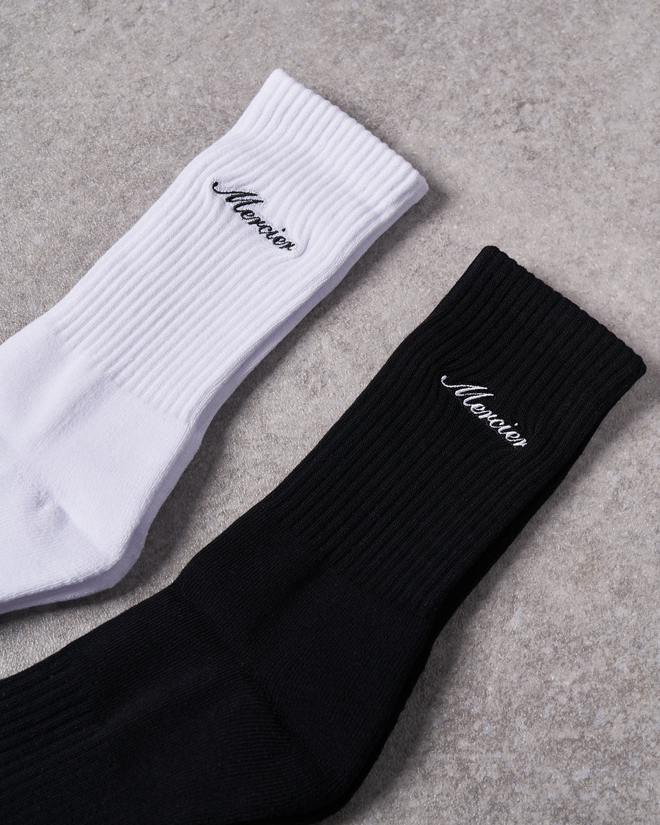 Signature Mix pack socks Black & White – MERCIER