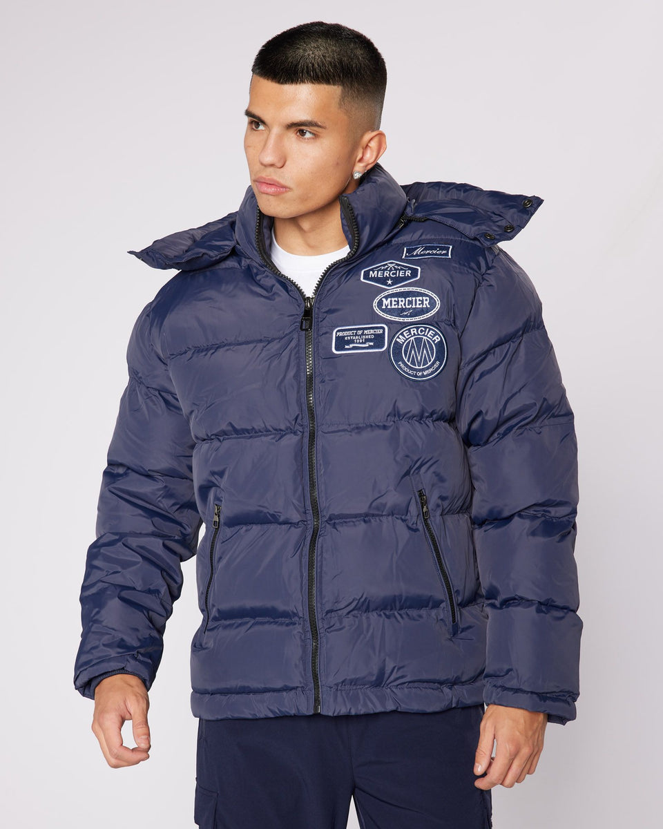 Navy Bronx Mercier Puffer Jacket – MERCIER