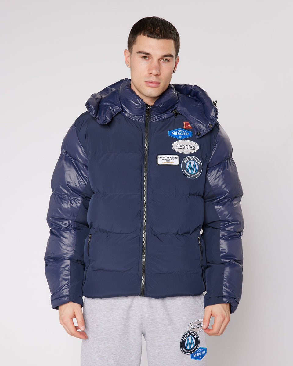 OG badge Panelled Jacket Navy – MERCIER