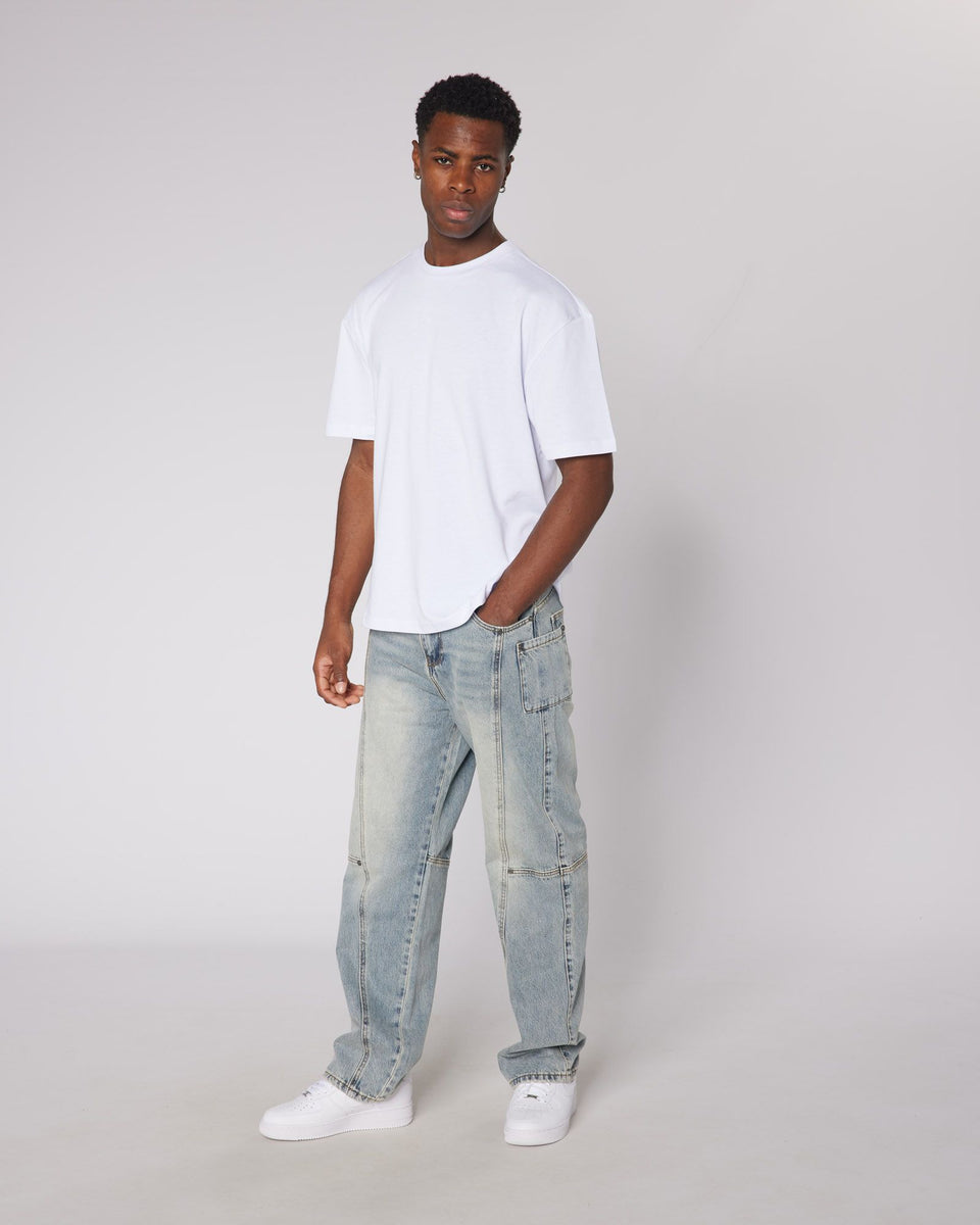 Mercier Men's Relaxed Blank T-Shirt - White | Men's T-Shirts – MERCIER