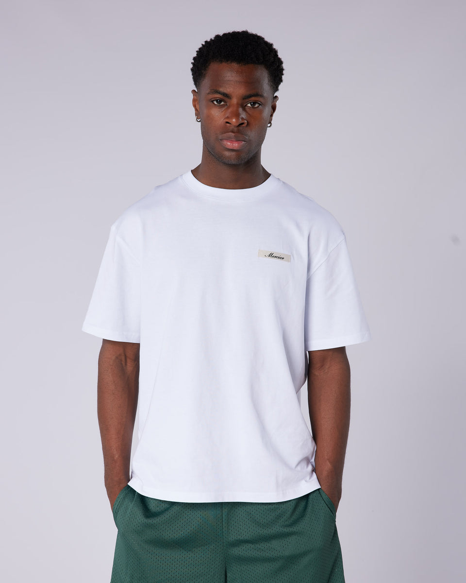 White Script Harmony Mercier T-shirt – MERCIER