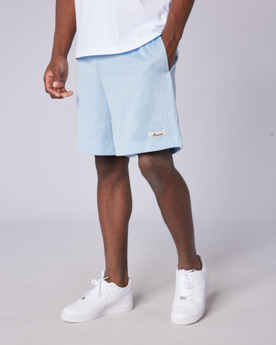Powder Blue Mercier Airtex Fracture Shorts – MERCIER