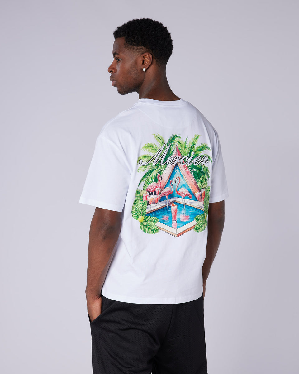 White Mercier Prism Serve T-shirt – MERCIER